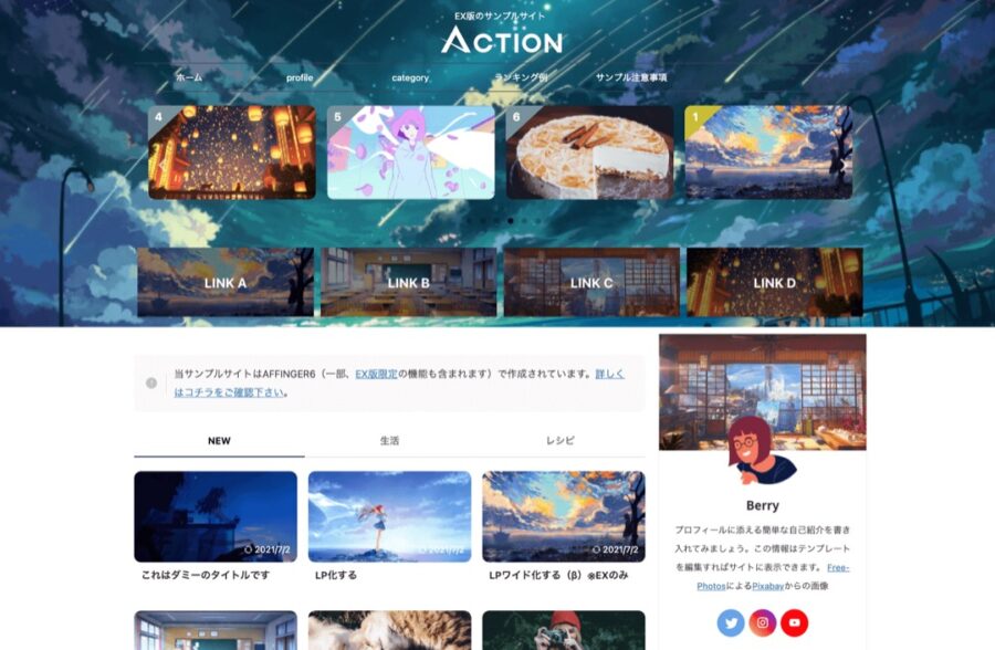 【特典あり】AFFINGER PACK3（AFFINGER6EX版）の徹底レビュー！買うべきなのか結論を出します！ - Tsuzuki Blog